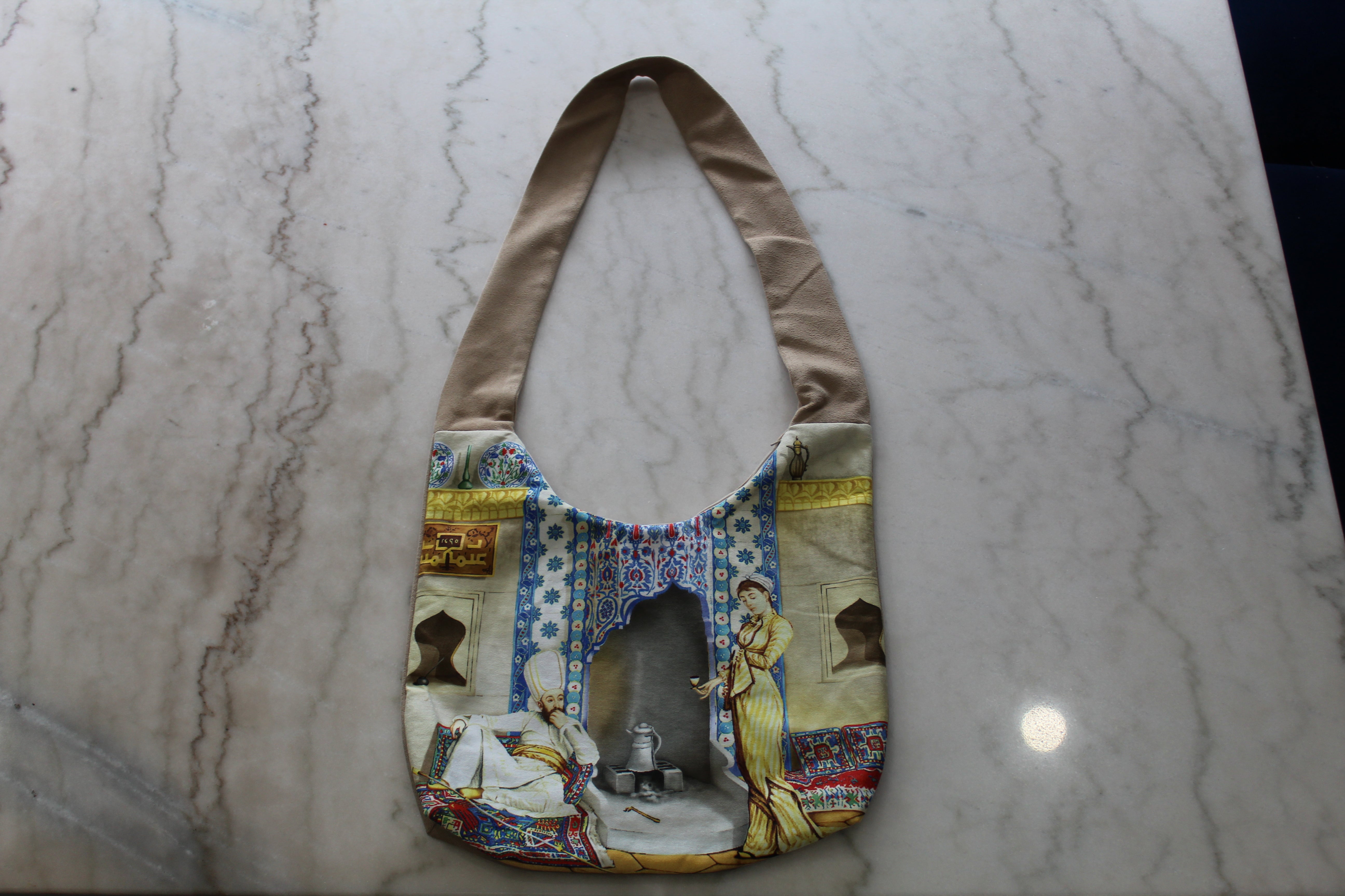Turkish Design Crossbody Bag - Hurrem Sultan Motif – paisleypeacock